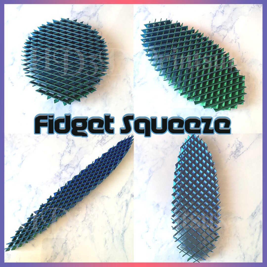 The Fidget Squeeze 3D Printed Fidget for Adults Tinker Tool Stress ...