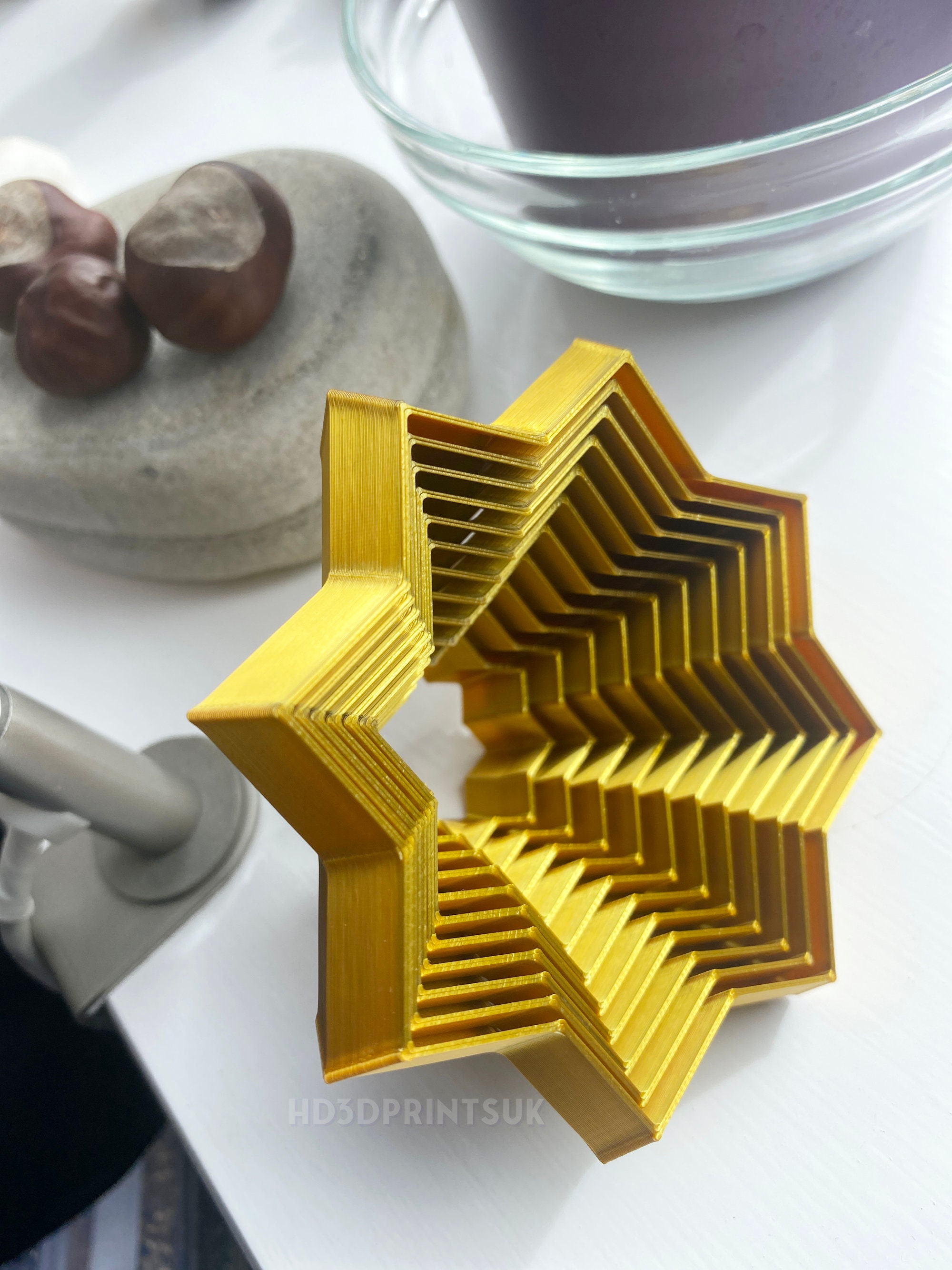 3D Printed Fidget Star Sensory ASMR Fidget Star Tornado - Etsy UK