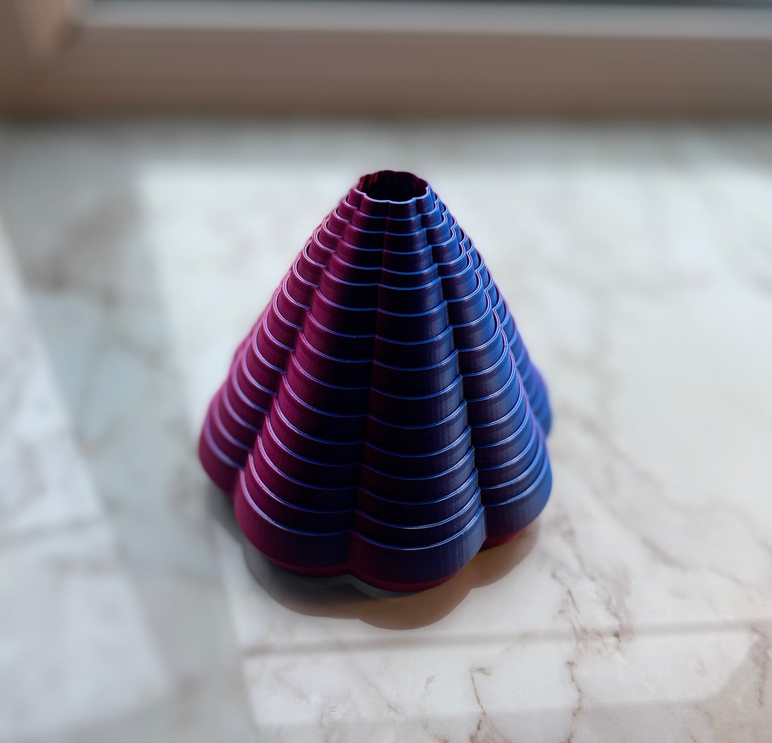 The Fidget Tornado 3d Printed Fidget Cloud Sensory Asmr Tinker Tool Stress Relieve Desk Toy Etsy