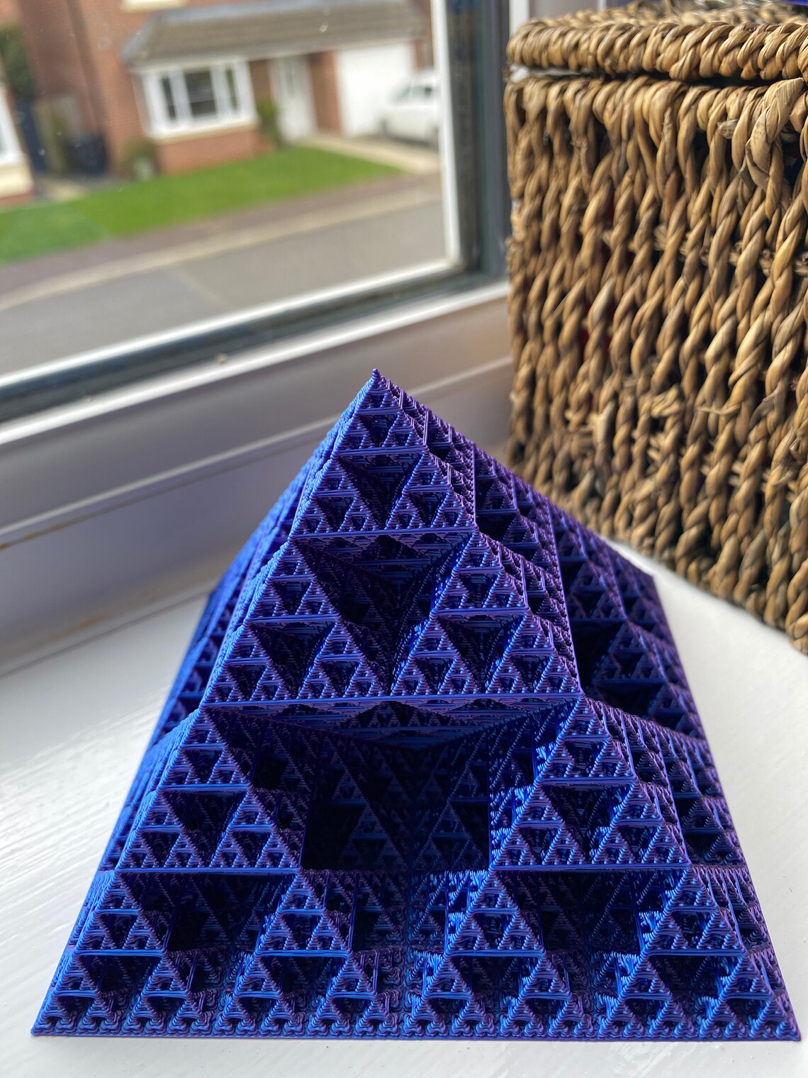 3D Printed Sierpinski Octahedron Fractal Pyramid the - Etsy