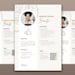 Modern & Minimalist Cv/resume Template, Editable Online, Professional ...