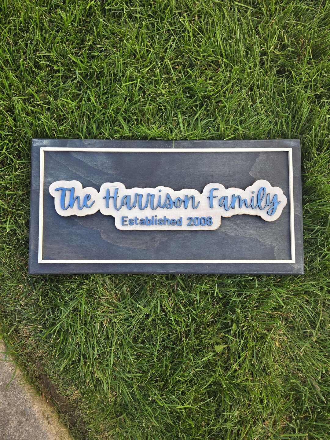 Custom Family Sign, Personalized Family Sign, Home Wall Decor, Minimal ...
