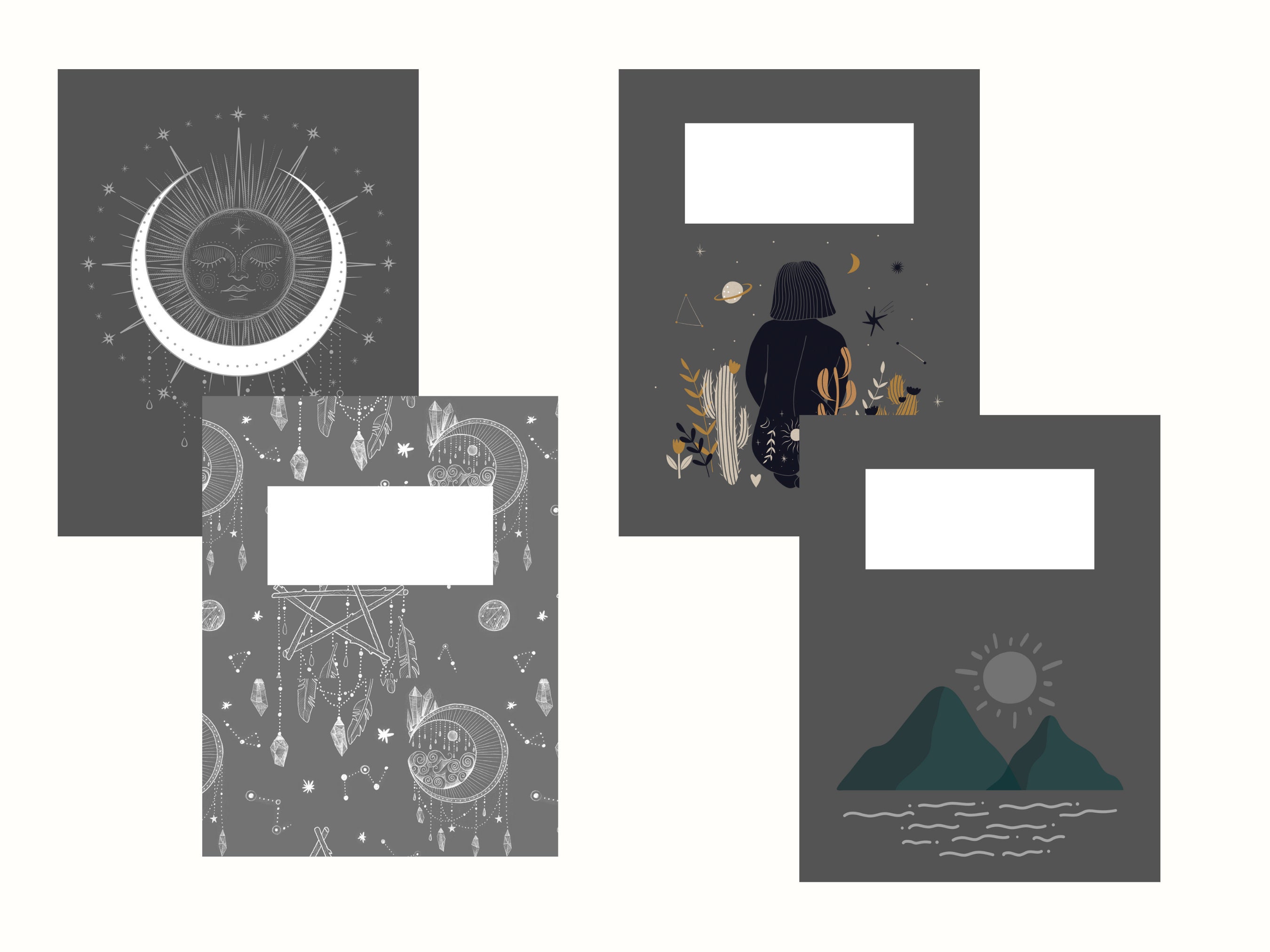 Digital Notebook Black Paper, Goodnotes Notebook Black, Dot Grid ...