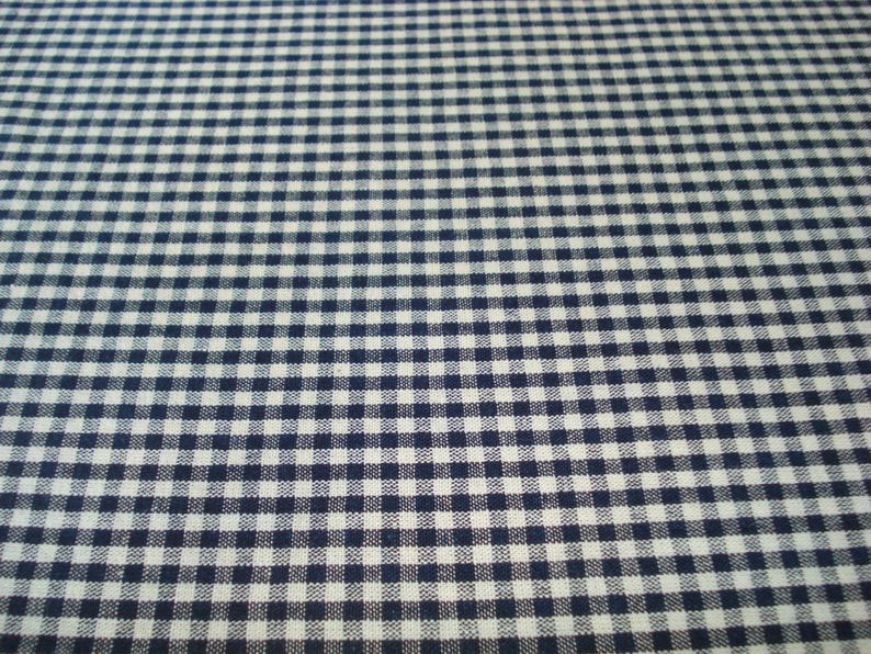 Vintage Black, White, and Gray Check Fabric/ Quality Cotton/1990's - Etsy