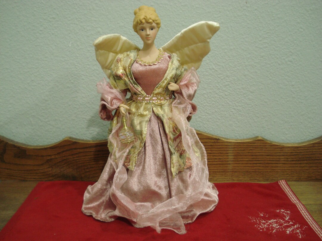 Vintage Angel/clay/fabric - Etsy