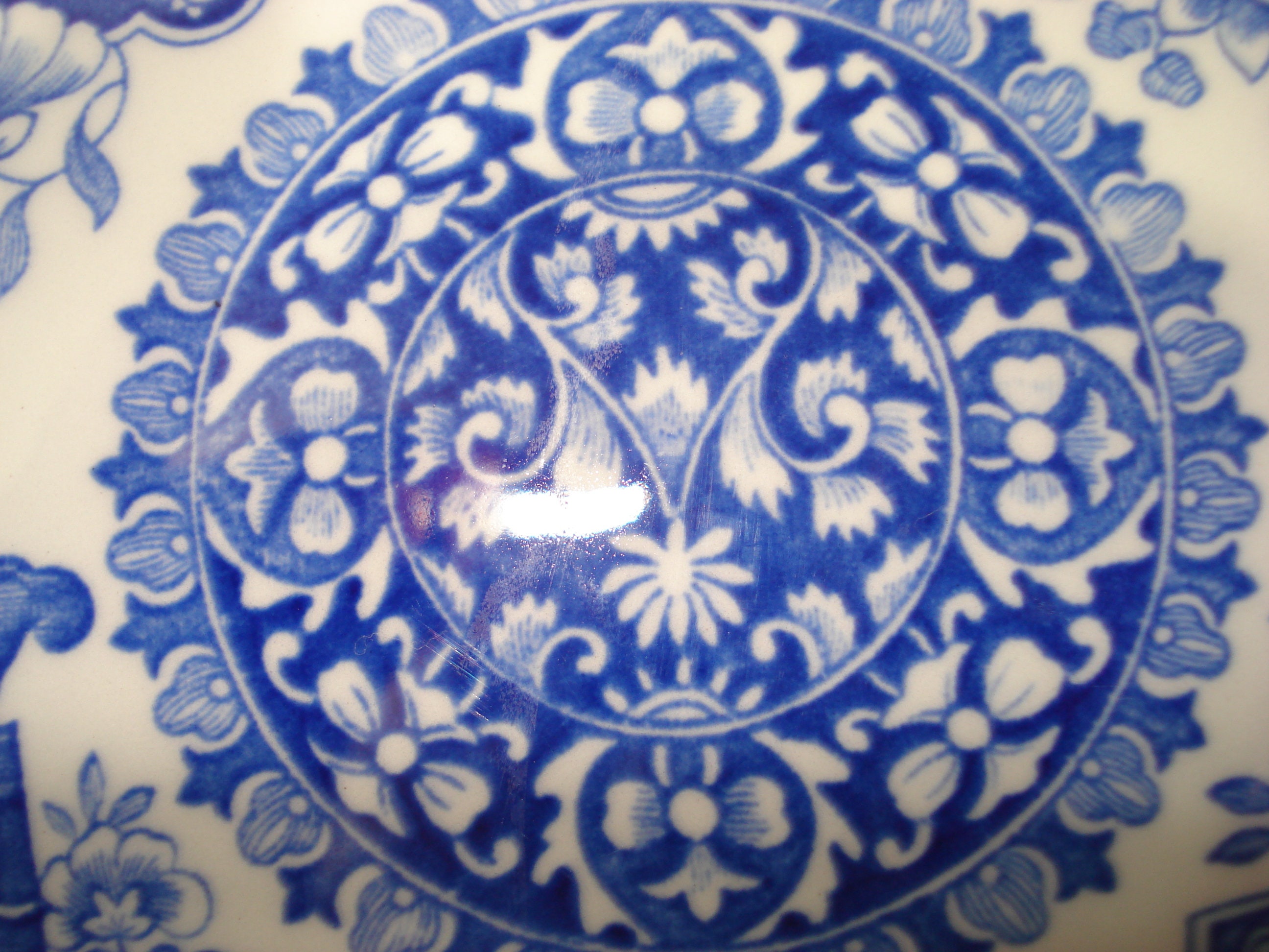 Spode Eleven Inch Plate/blue Transferware/blue Room - Etsy