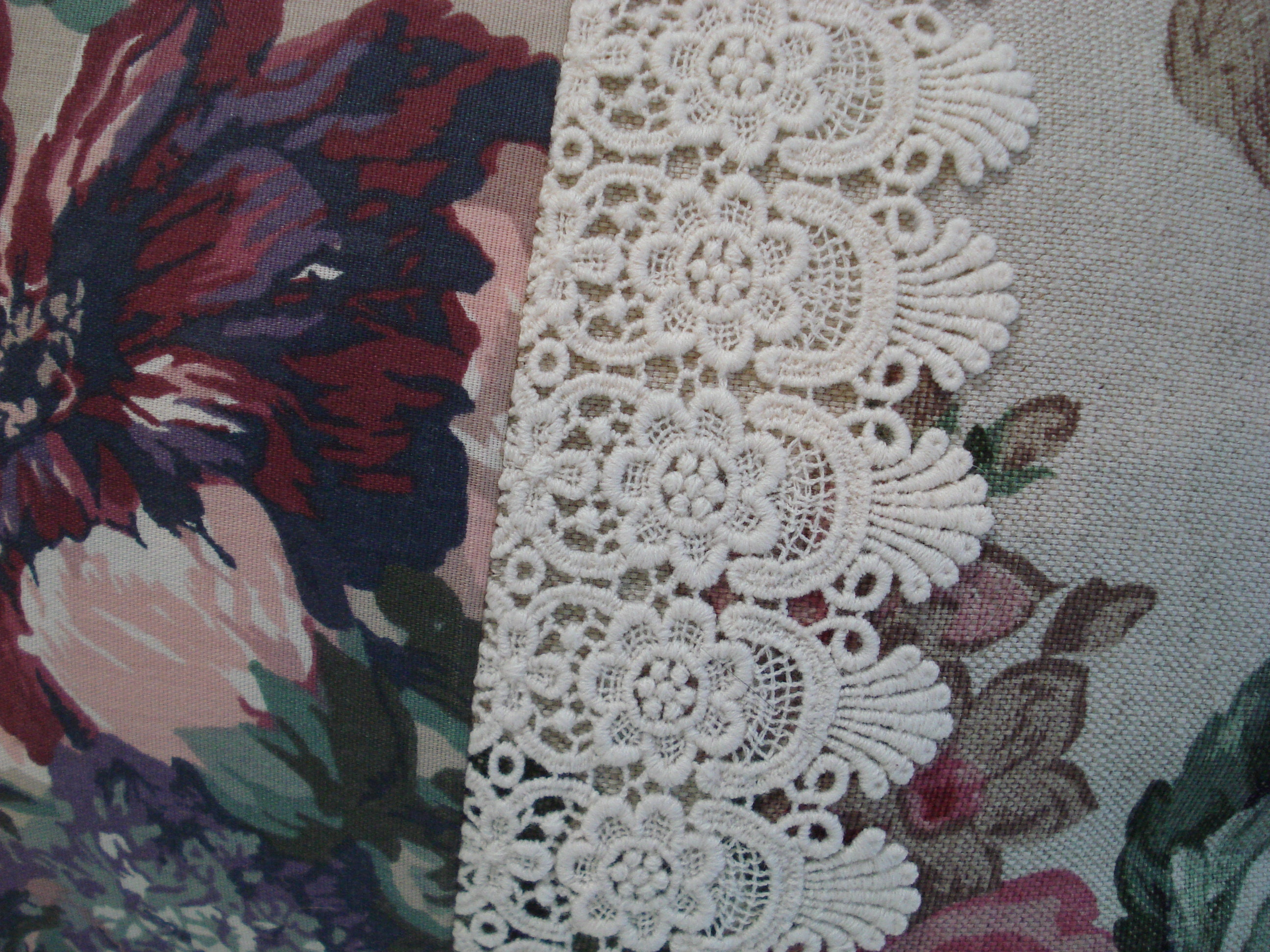 Vintage Cottage Pillow/linen/cotton/lace/home Sewn/wisconsin/usa - Etsy