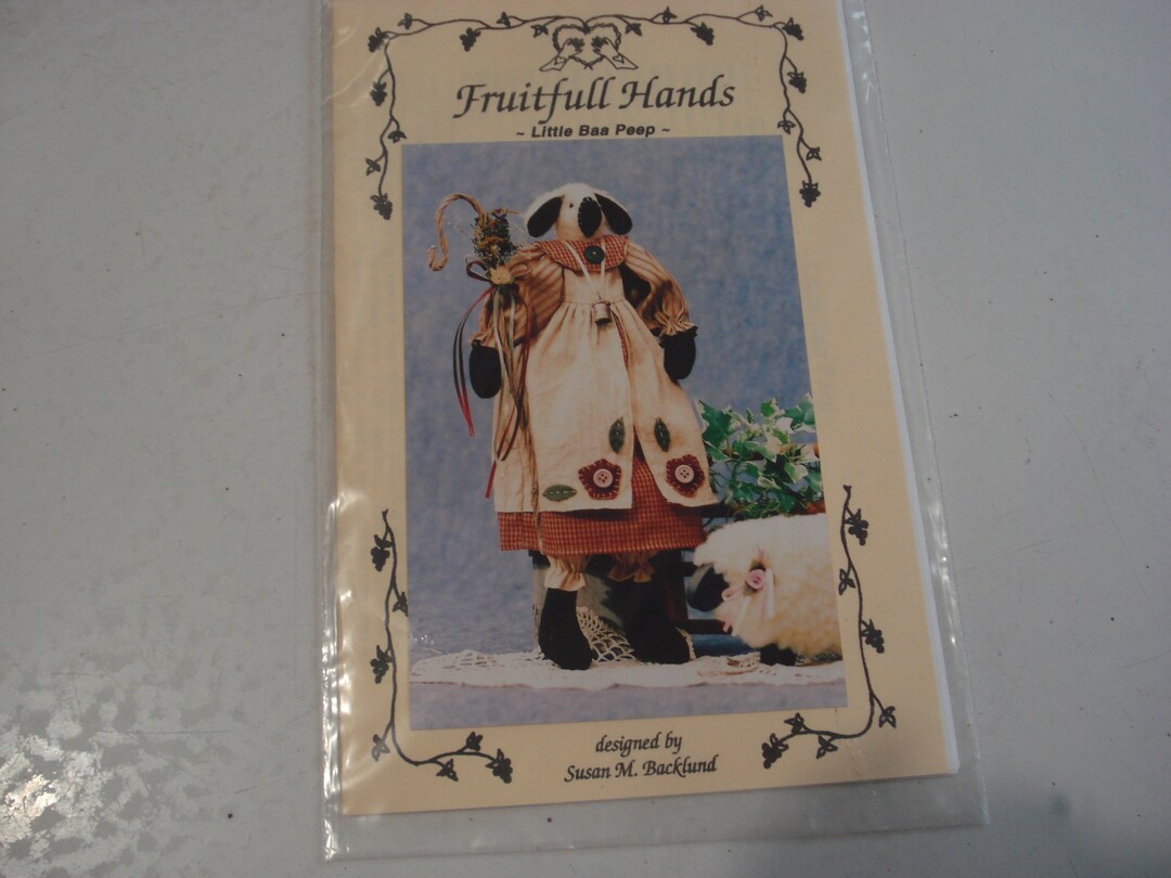 Little Baa Peep/fruitfull Hands/vintage Pattern/1996 - Etsy