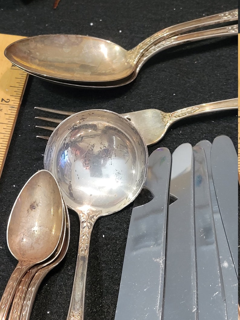 47 Pieces of Kirk Stieff Rose Pattern Sterling W/chest That Can Hold ...