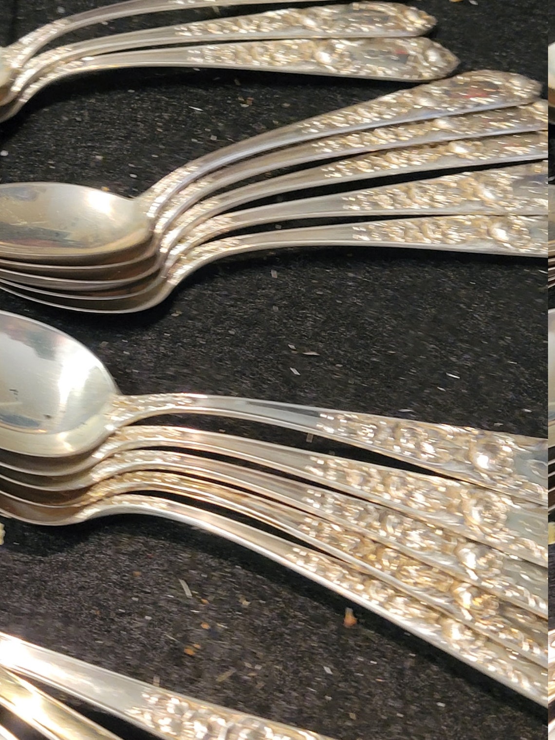 47 Pieces of Kirk Stieff Rose Pattern Sterling W/chest That Can Hold ...