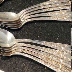 47 Pieces of Kirk Stieff Rose Pattern Sterling W/chest That Can Hold ...