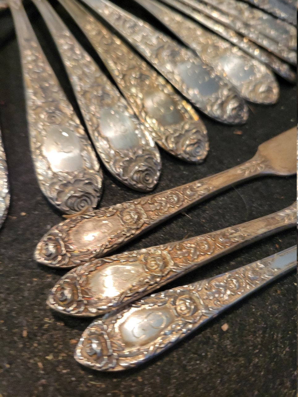 47 Pieces of Kirk Stieff Rose Pattern Sterling W/chest That Can Hold ...