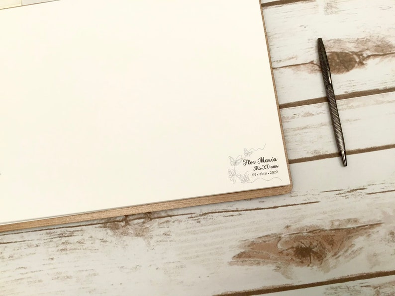 Album, Personalized Signature Book - Diseño Mariposas - XV Years - Etsy