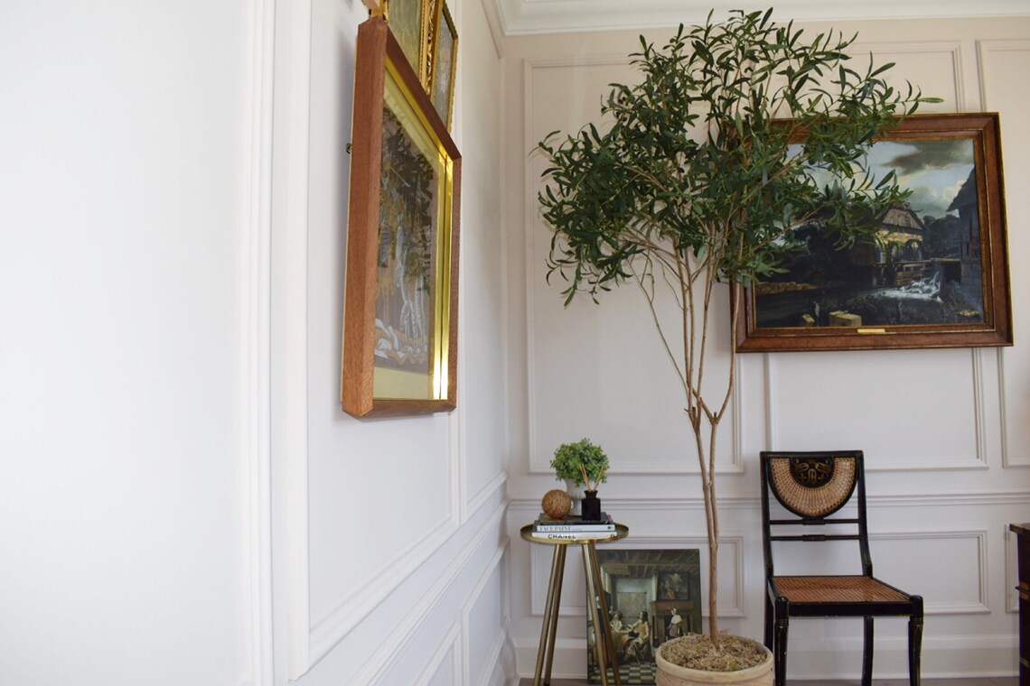 Lollipop Faux Realistic Olive Tree , Artificial Large Potted Tree H ...