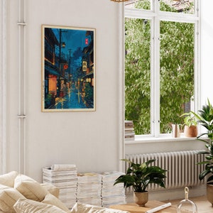 Tokyo Tea House Cartoon Japanese Illustration, Anime Style City Street ...