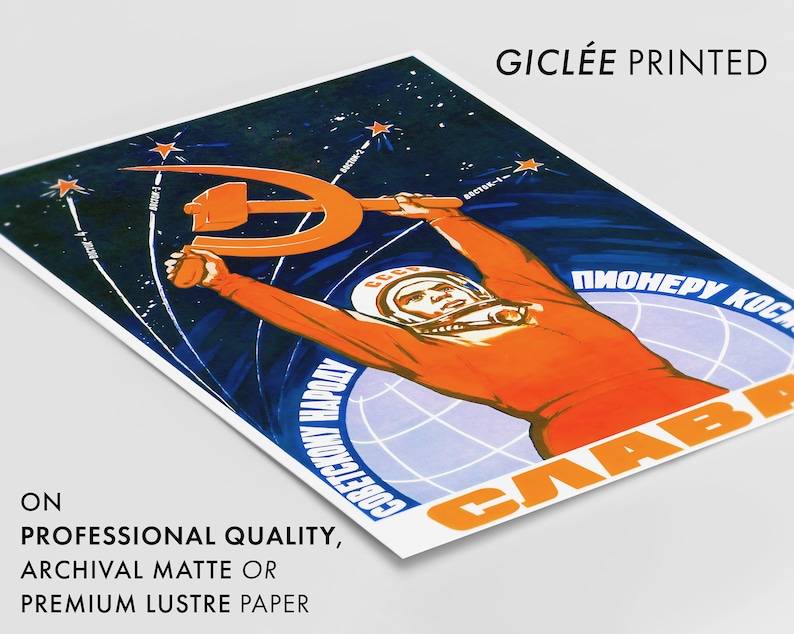 Soviet Aerospace Pride Poster, Communist USSR, Russian Soviet ...