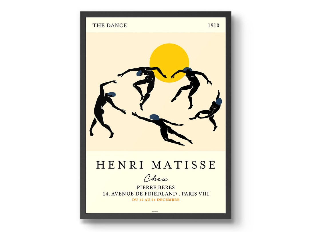 Henri Matisse the Dance, Museum Art Exhibition Poster Print, Vintage ...