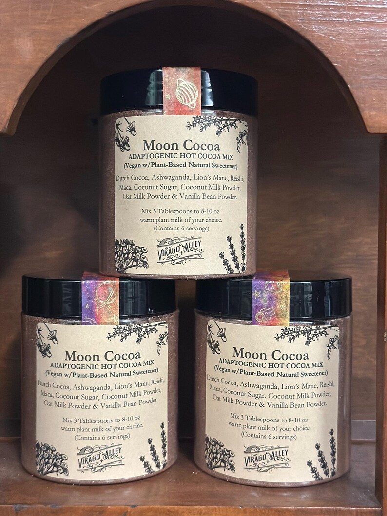 Moon Cocoa: Vegan Adaptogenic Hot Cocoa Mix - Etsy