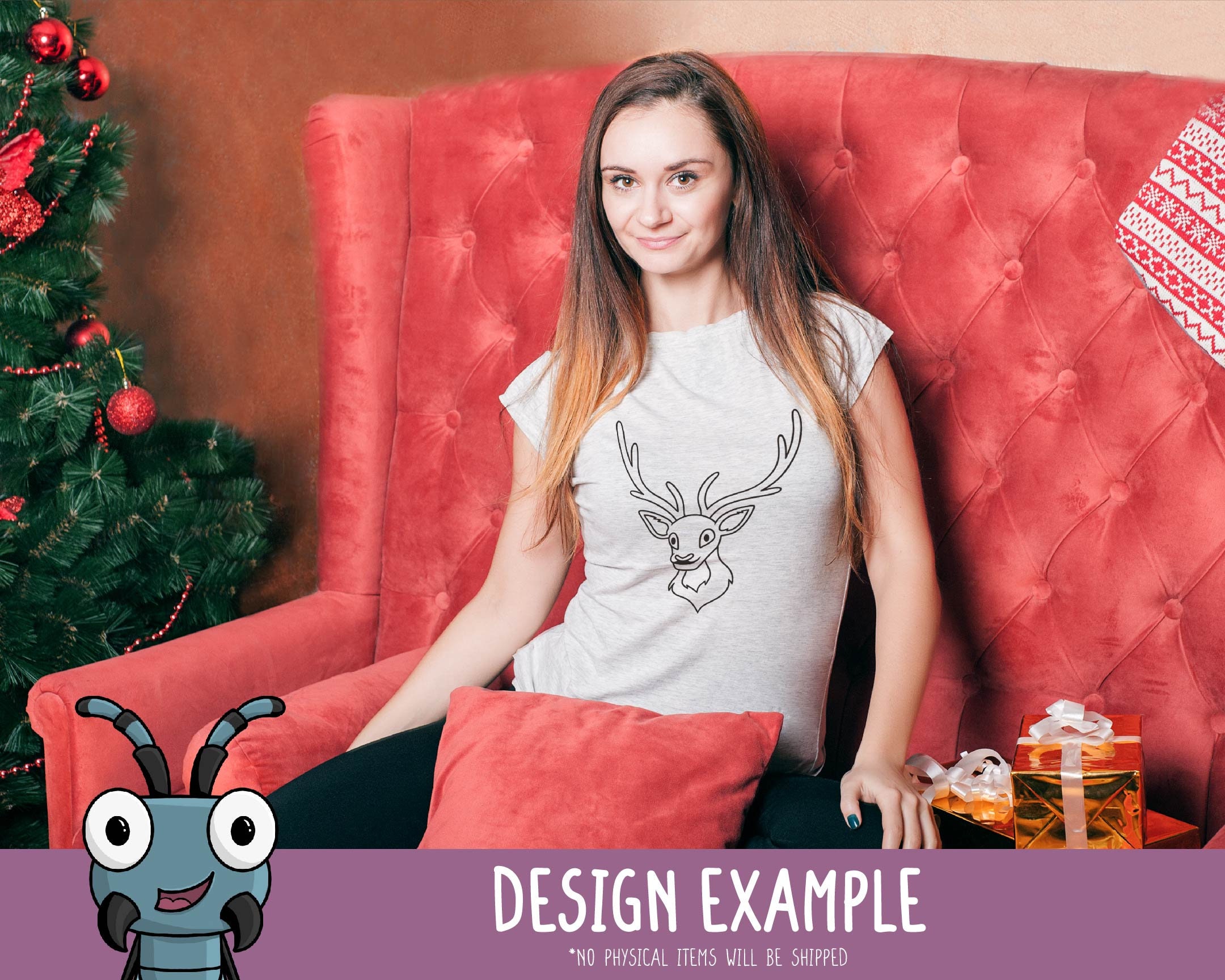 Reno de Navidad SVG Lindo Rudolph SVG Reno de Santa Claus - Etsy México