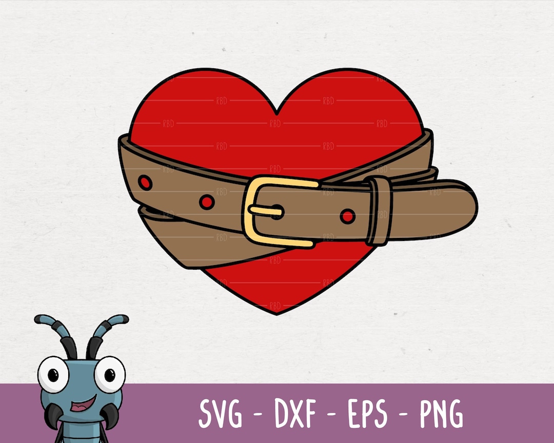Hart Onder De Riem Svg, Dutch Svg, Cute Heart Svg, Belt Around Heart ...