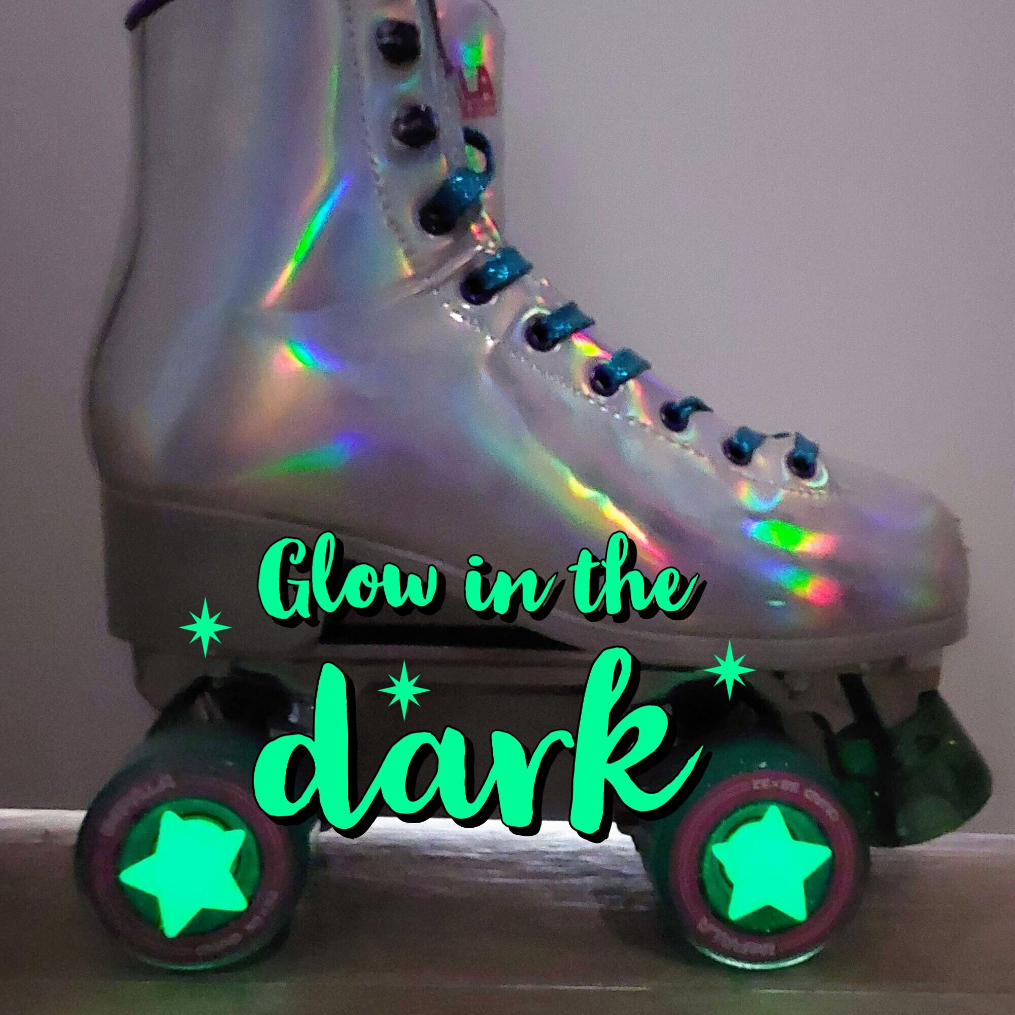 Glow in the Dark Wheels Caps for Quad Skates / Skateboard 4 - Etsy