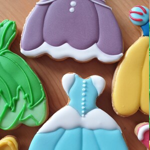 Princess Biscuits,birthday Biscuits, Birthday Cookies, Party Favour ...