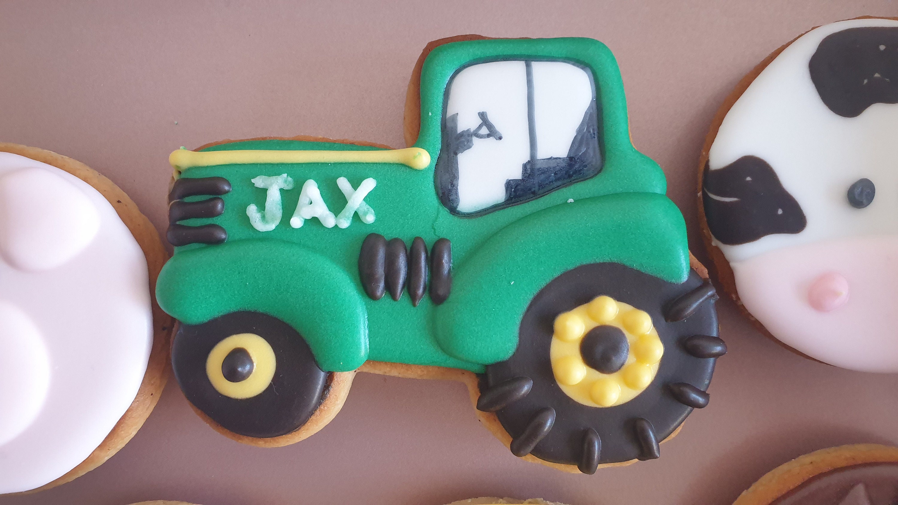 Farm Animals Biscuits Tractor Biscuits Children Party | Etsy UK