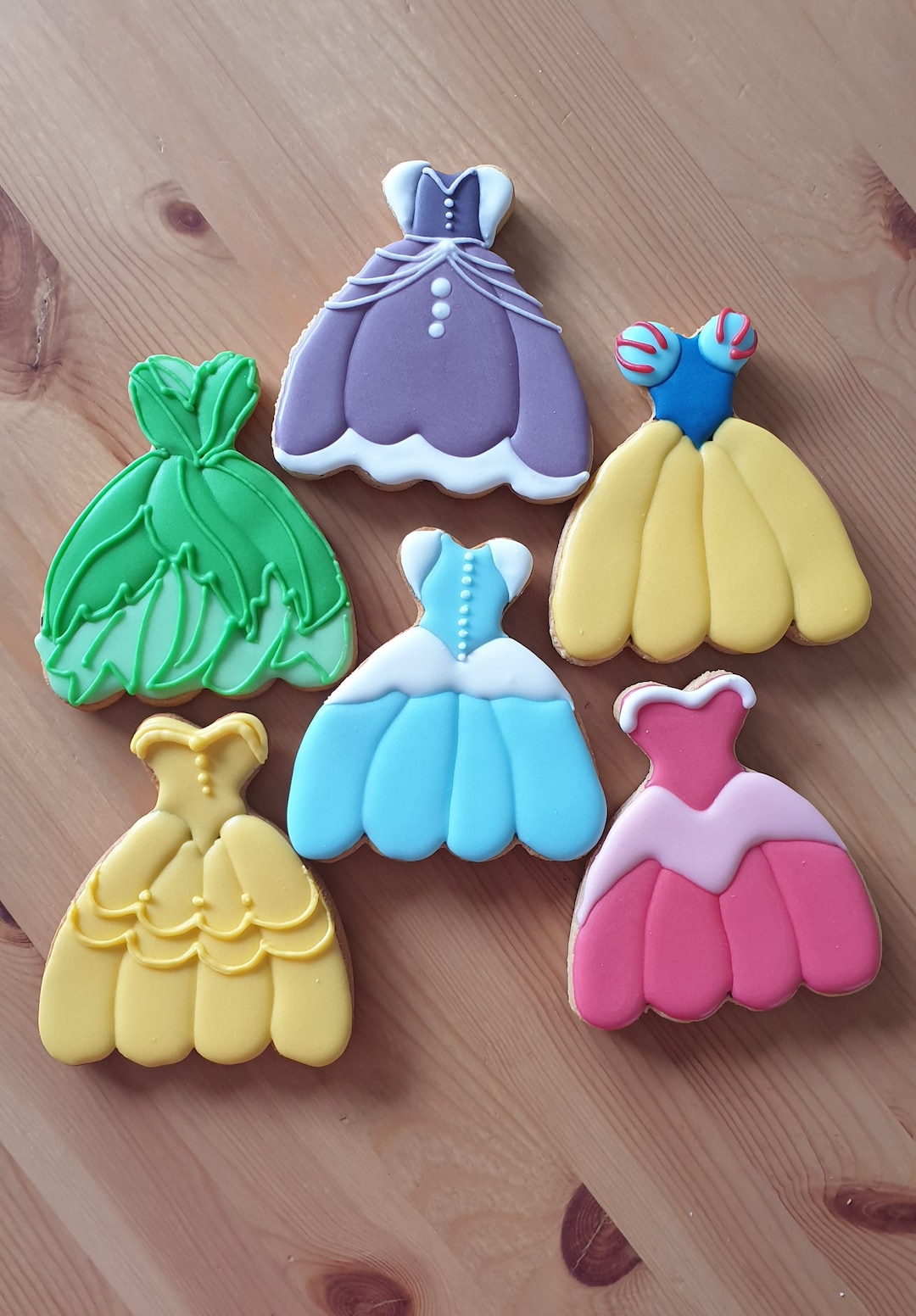 Princess Biscuits,birthday Biscuits, Birthday Cookies, Party Favour ...