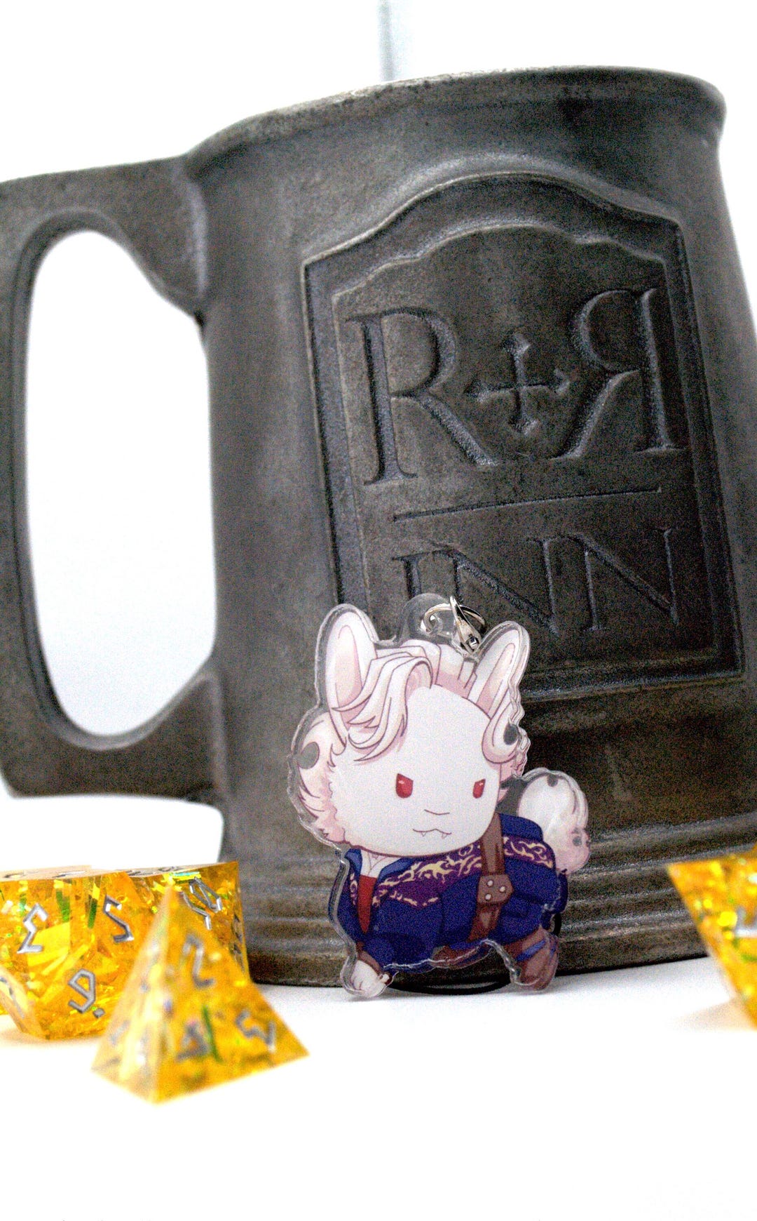 Astarion Bunny Keychain/charm - Baldurs Gate 3 - Etsy