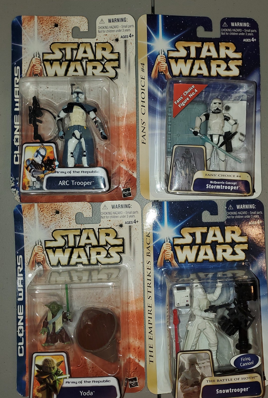Star Wars 2003 Action Figure Lot of 4 by Hasbro Read Description and ...