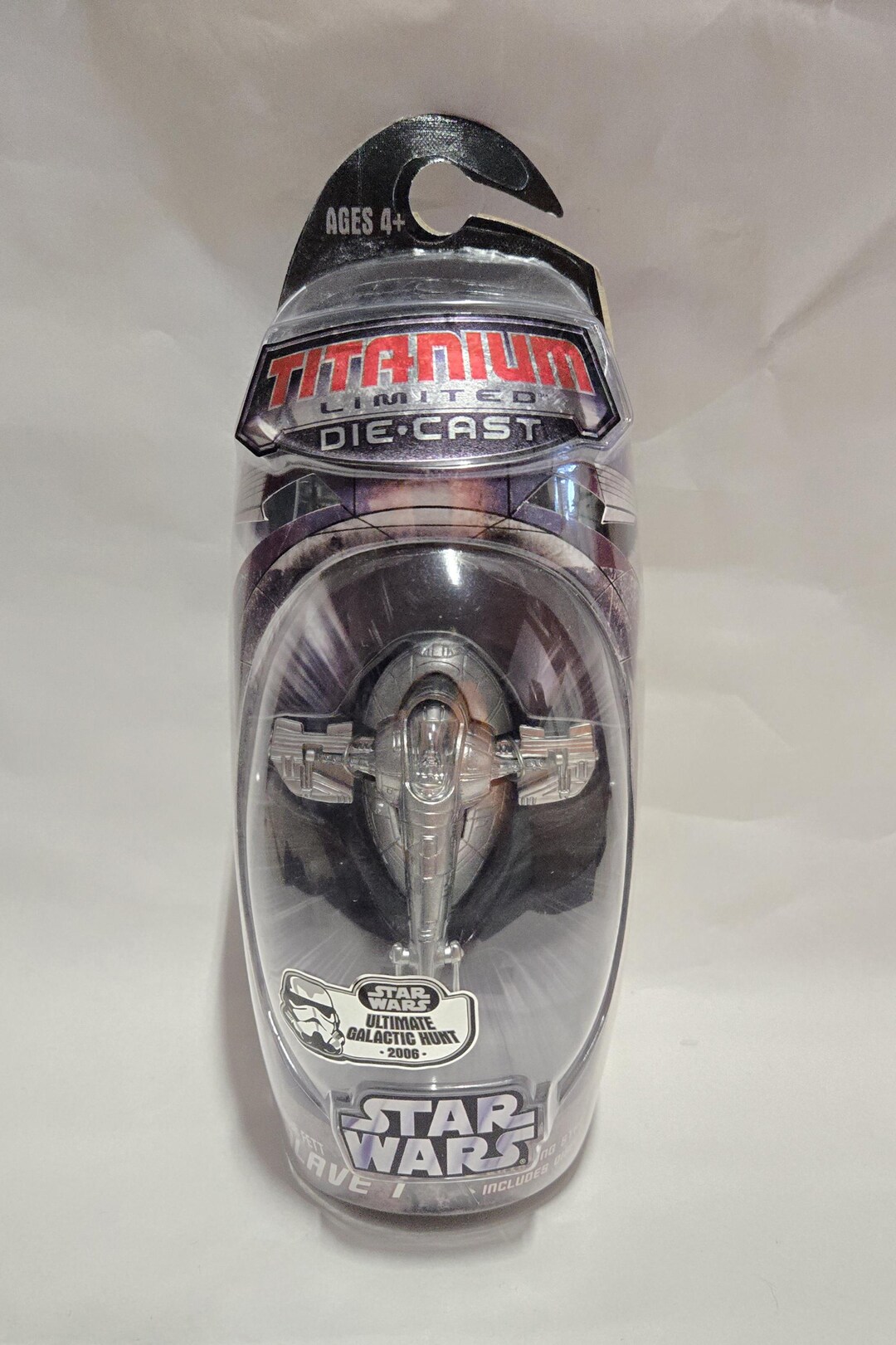 Star Wars Titanium Limited Series Die Cast Boba Fett Slave 1 2006 Micro ...