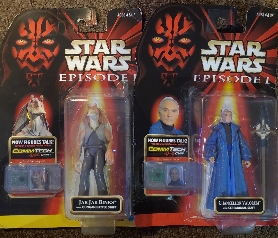Star Wars Episode I Jar Jar Binks and Chancellor Valorum - Etsy