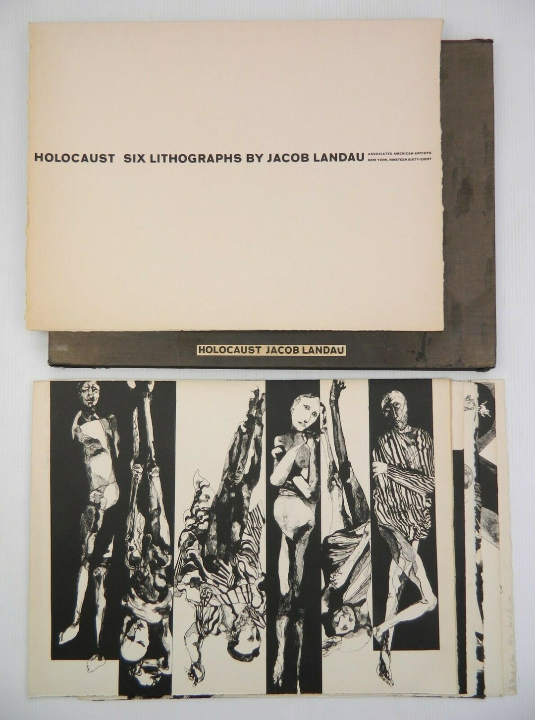 Jacob Landau Portfolio of 6 Lithographs holocaust - Etsy