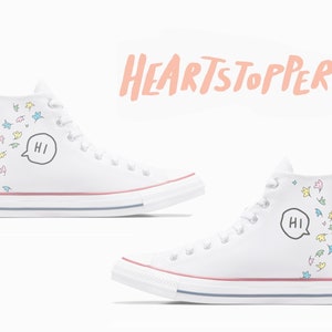 Heartstopper Custom Painted Converse - Etsy