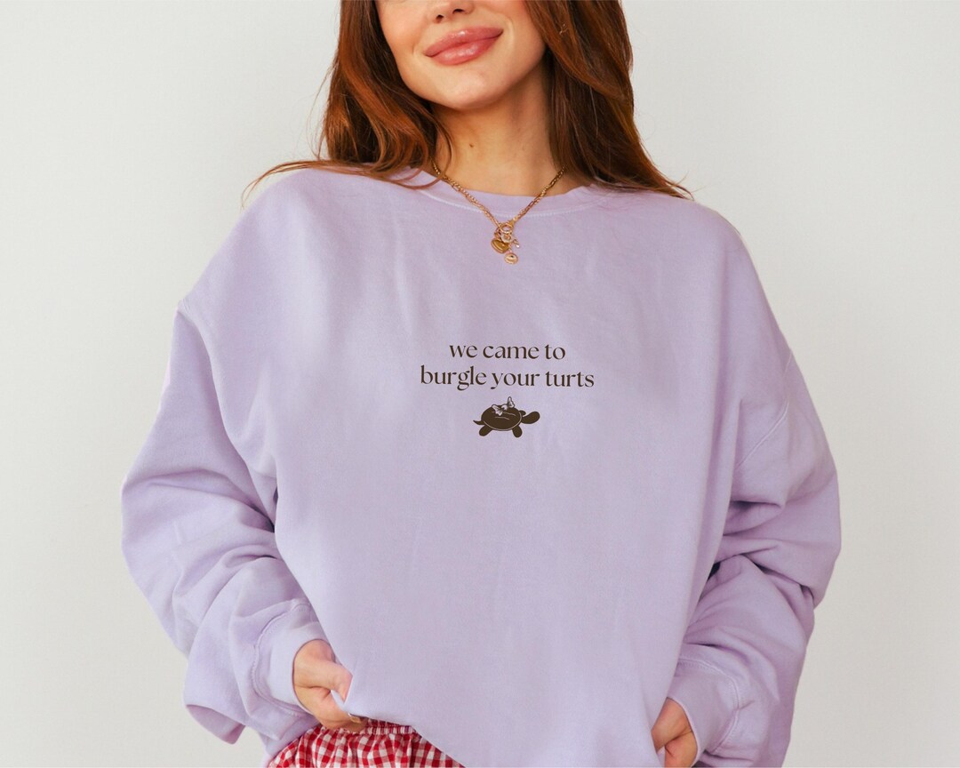 Burgle Your Turts Comfort Colors Sweatshirt, Over the Garden Wall, Wirt ...