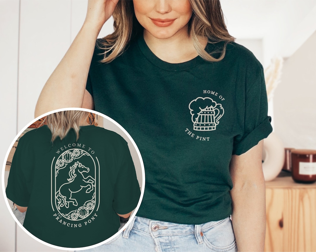 Prancing Pony Shirt, Fantasy Inn, Town of Bree, Book Lover Gift, the ...