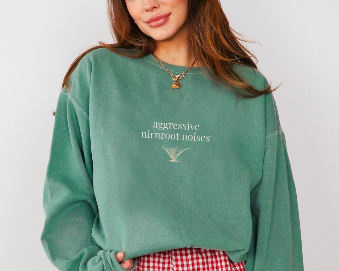 Aggressive Nirnroot Noises Comfort Colors Sweatshirt, Minimalist Design ...