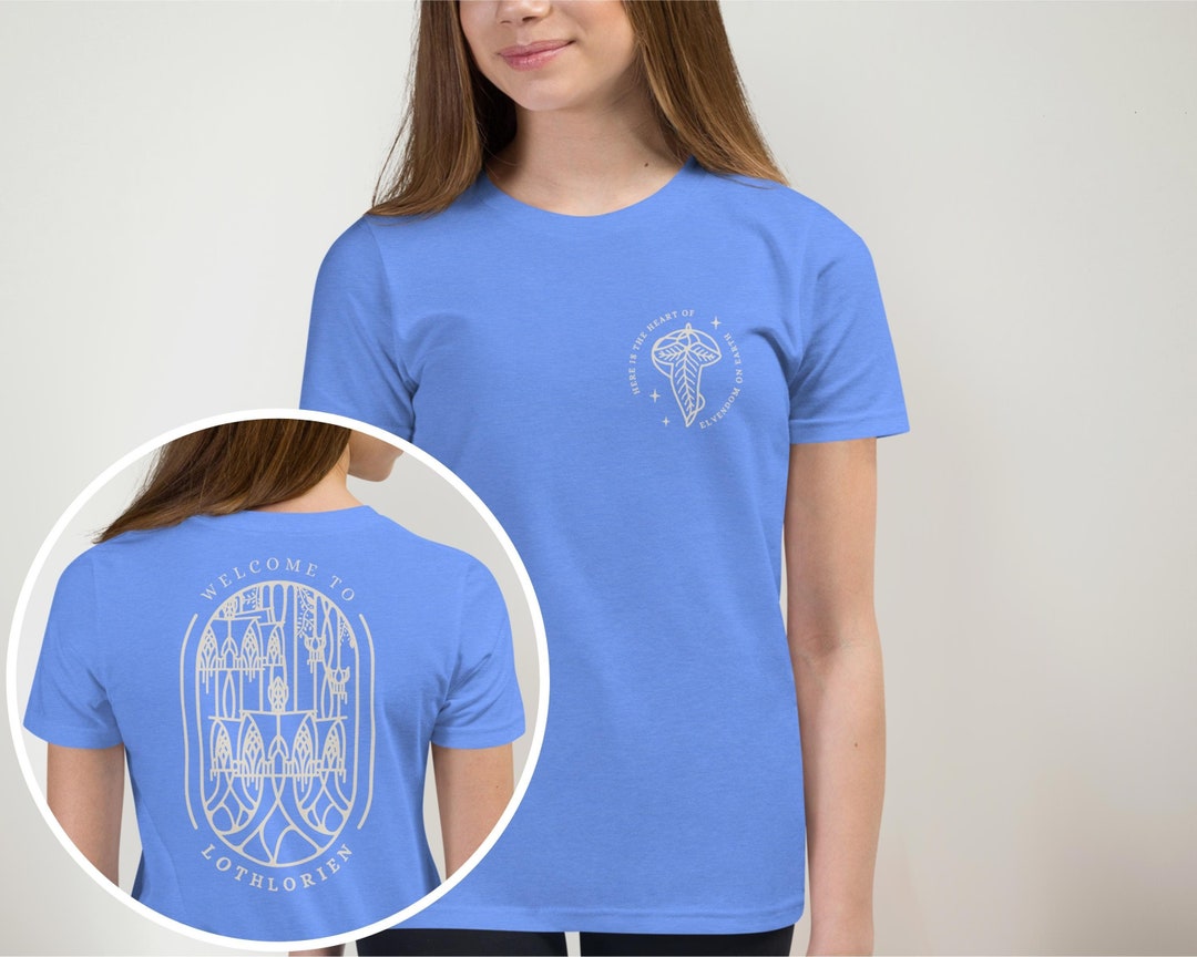 Lothlorien Shirt in Kid Sizes, Lady of the Wood, Fantasy JRR Tolkien ...