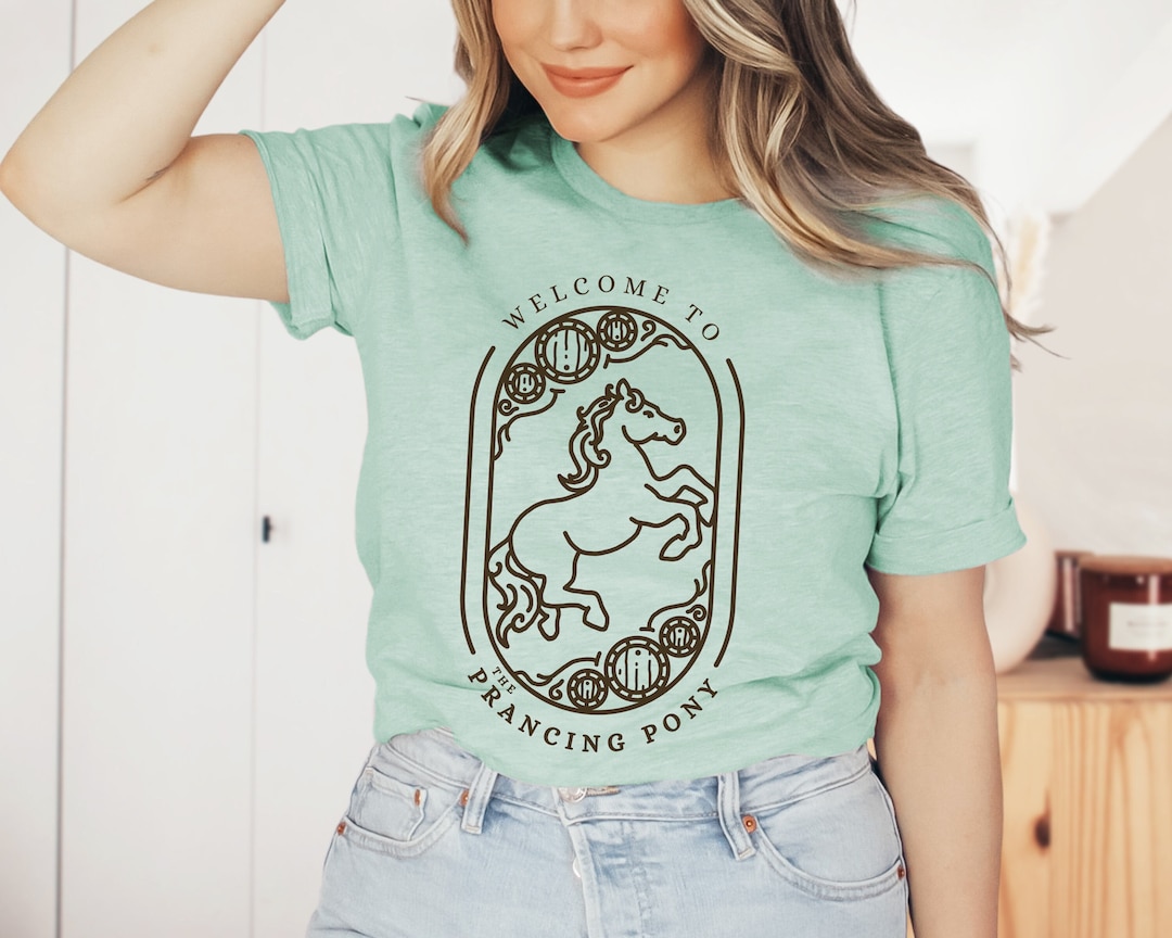 Prancing Pony Shirt, Fantasy Inn, Town of Bree, Book Lover Gift, the ...
