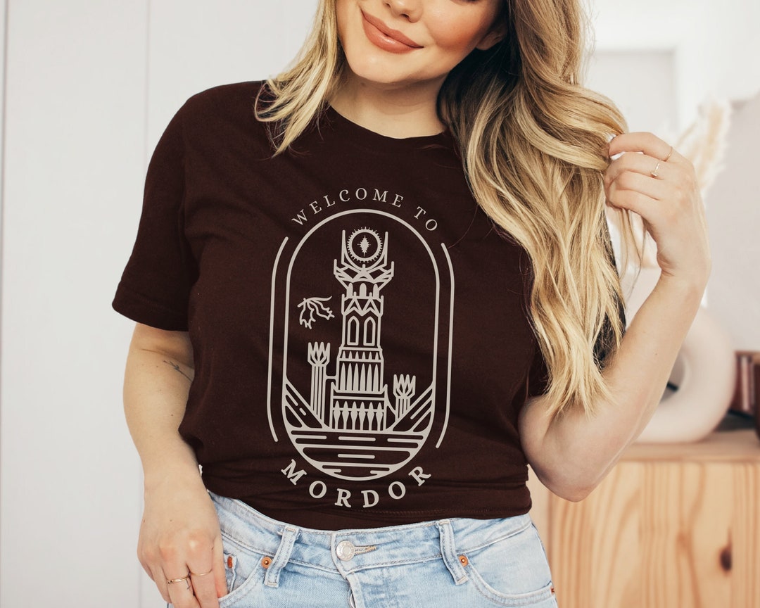 Mordor Shirt, Lord of the Rings, Book Lover Gift, LOTR Hobbitcore, the ...