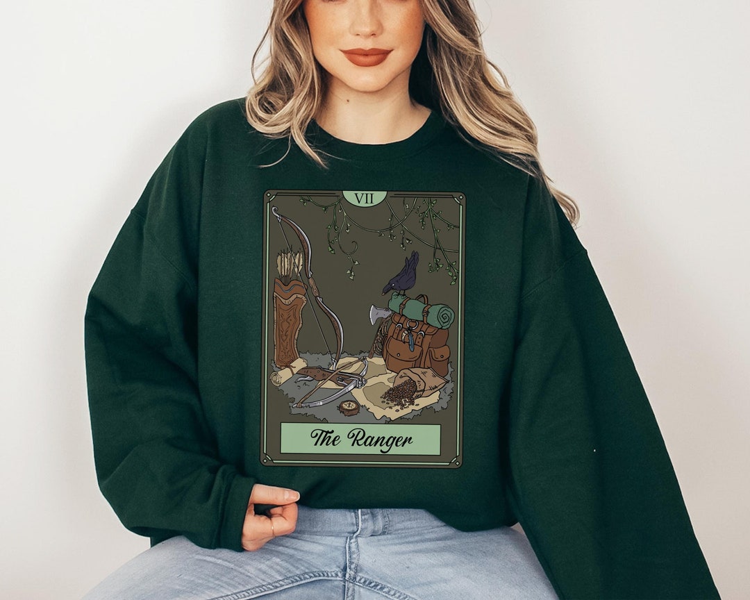 Ranger Character Inventory Tarot Card Sweatshirt, Archer Class ...