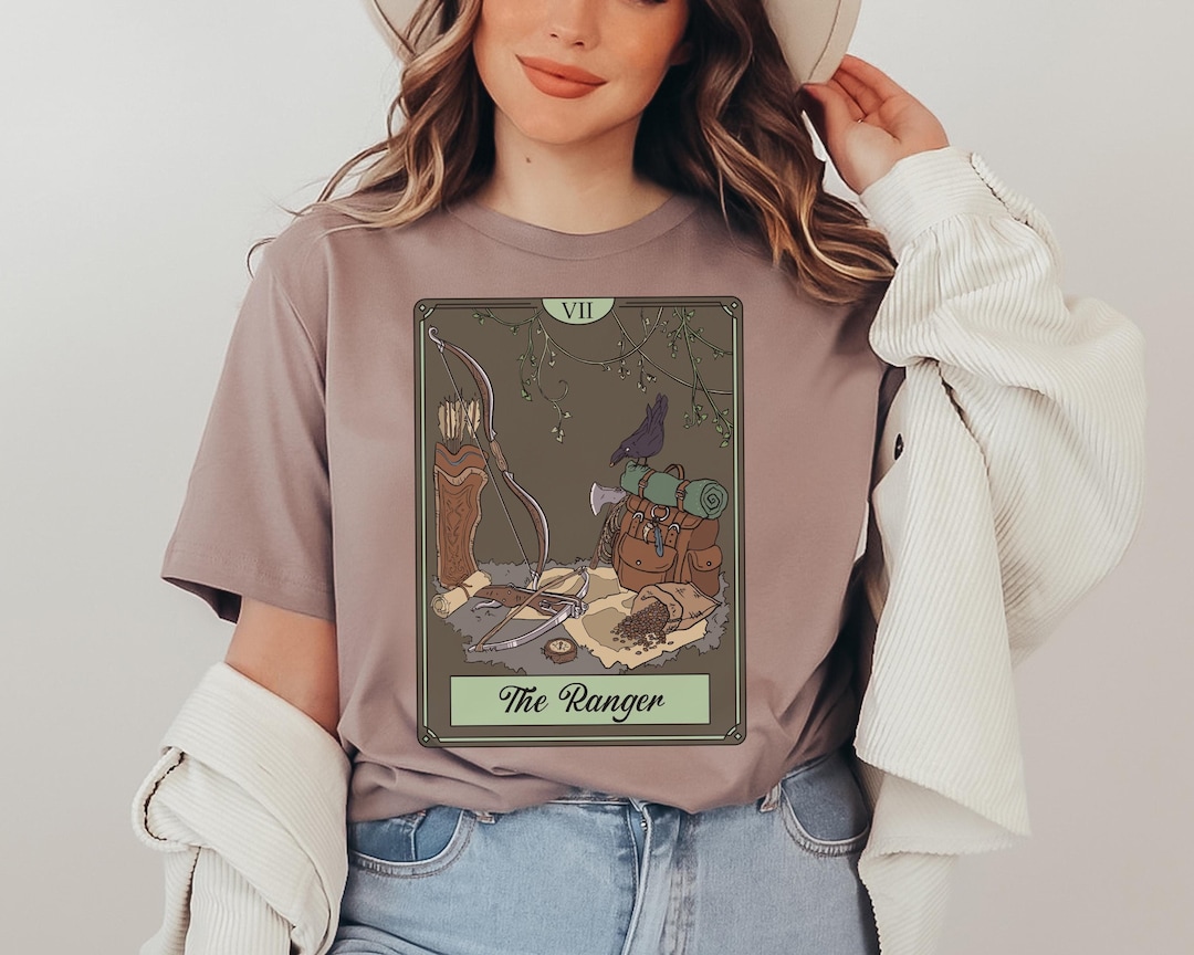 Ranger Character Inventory Tarot Card Shirt, Archer Class, Roleplaying ...