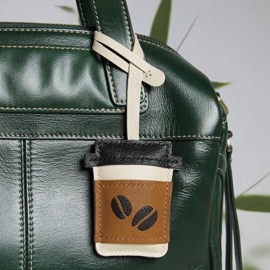 Leather Bag Charm, Handmade Bag Charm, Unique Bag Charm, Handbag Charm ...