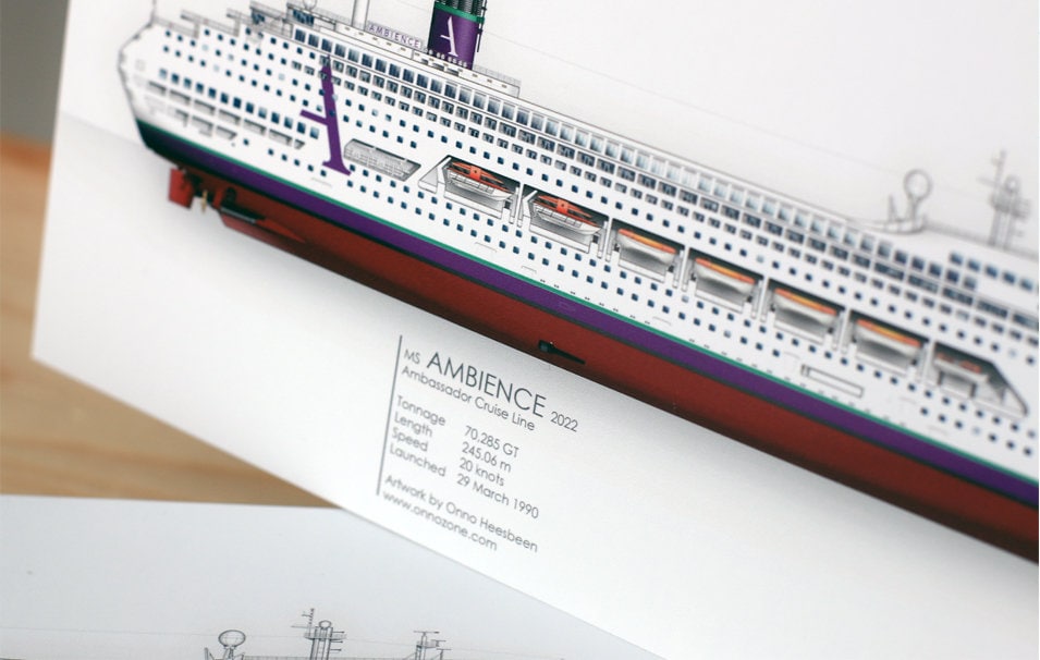 MS Ambience 2022 | 21x10 Cm | Limited Edition 100 Prints - Etsy