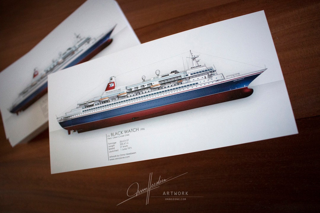 Ms Black Watch 1996 | 21x10 Cm | Limited Edition 100 Prints - Etsy