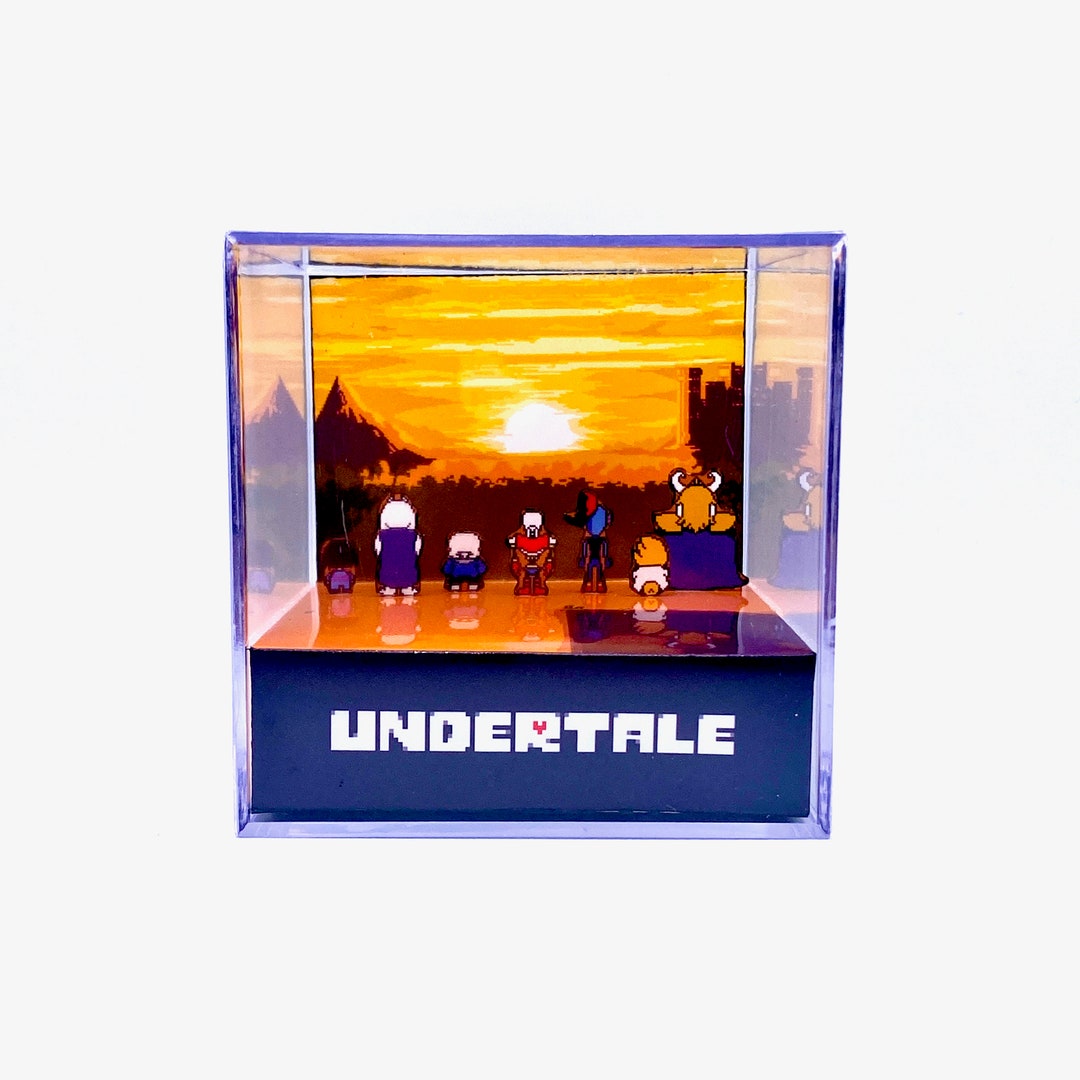 Undertale Sunset 3D Diorama Cube - Etsy