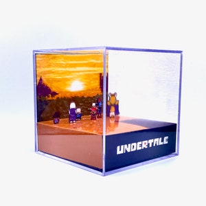 Undertale Sunset 3D Diorama Cube - Etsy