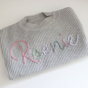 Personalised Knitted Jumper Baby Jumpers Name Jumper Keepsake Jumper ...