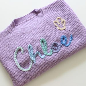 Personalised Knitted Jumper Baby Jumpers Name Jumper Keepsake Jumper ...