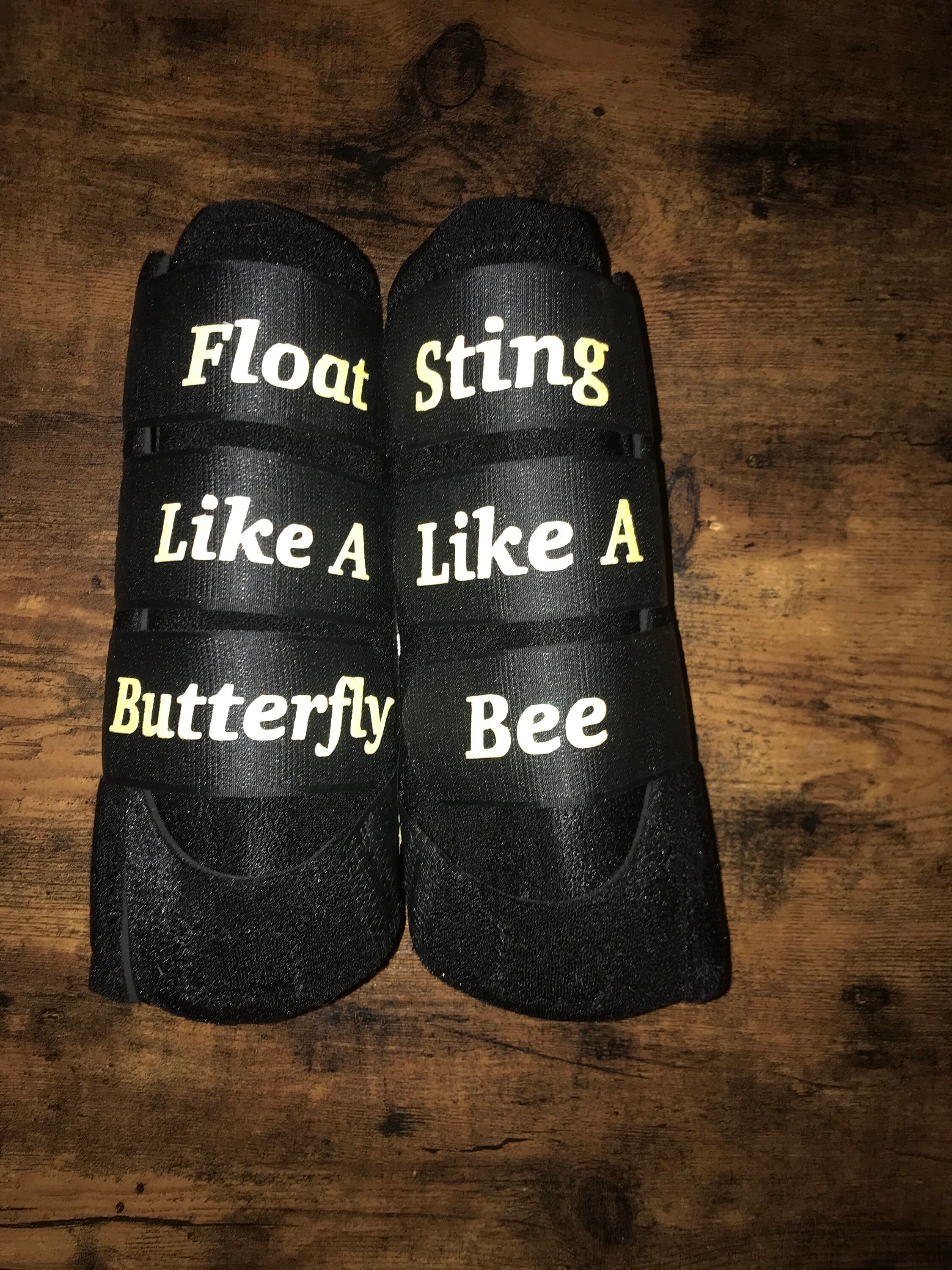 Float Like a Butterfly Sting Like a Bee Customized Athletic Horse Sport ...